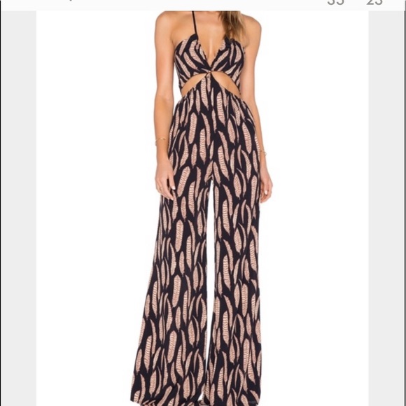 Pants & Jumpsuits | Jumpsuit Is Red Color Shown In Picture 2 Coachella ...